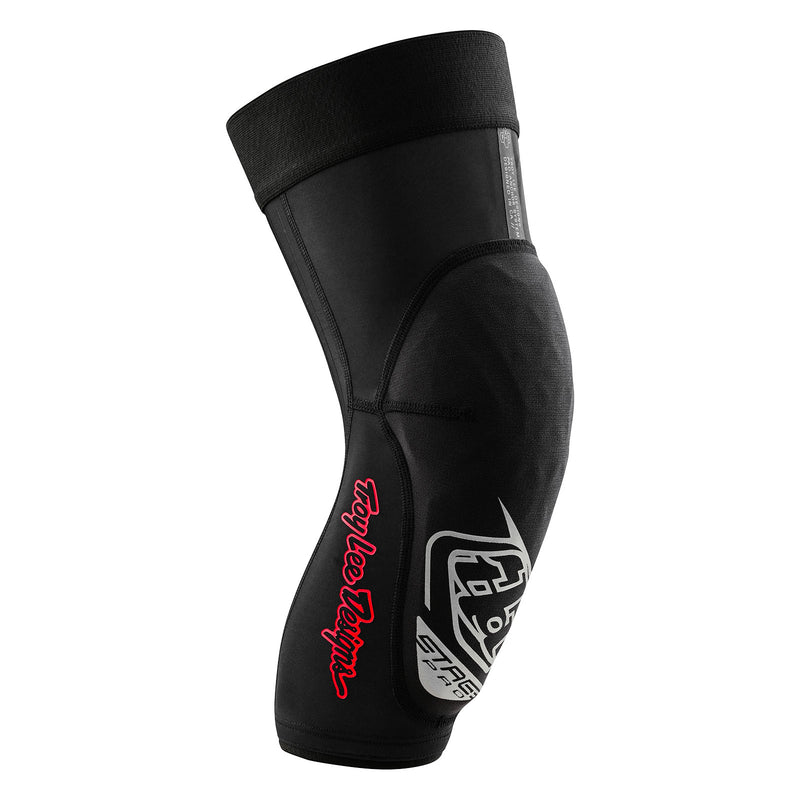 Stage Pro Knee Guards Solid Black – Troy Lee Designs