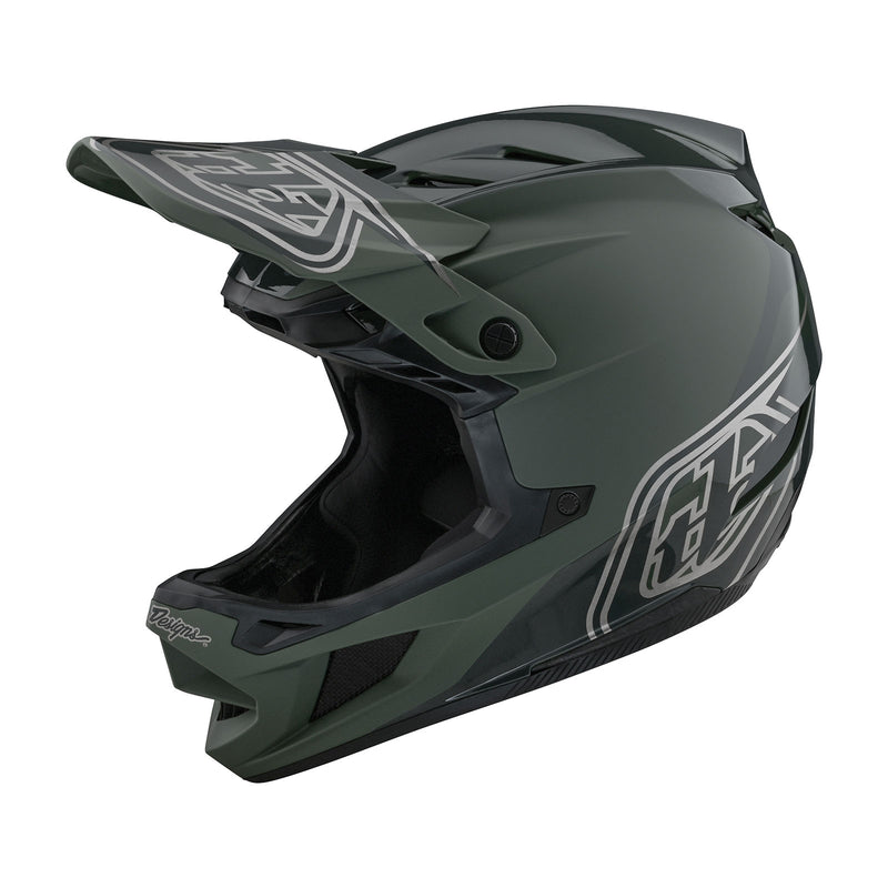 D4 Polyacrylite Helmet Shadow Olive – Troy Lee Designs