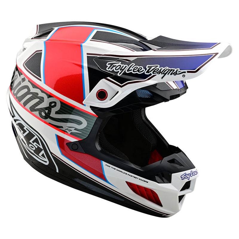 SE5 Composite Helmet Team White / Black – Troy Lee Designs