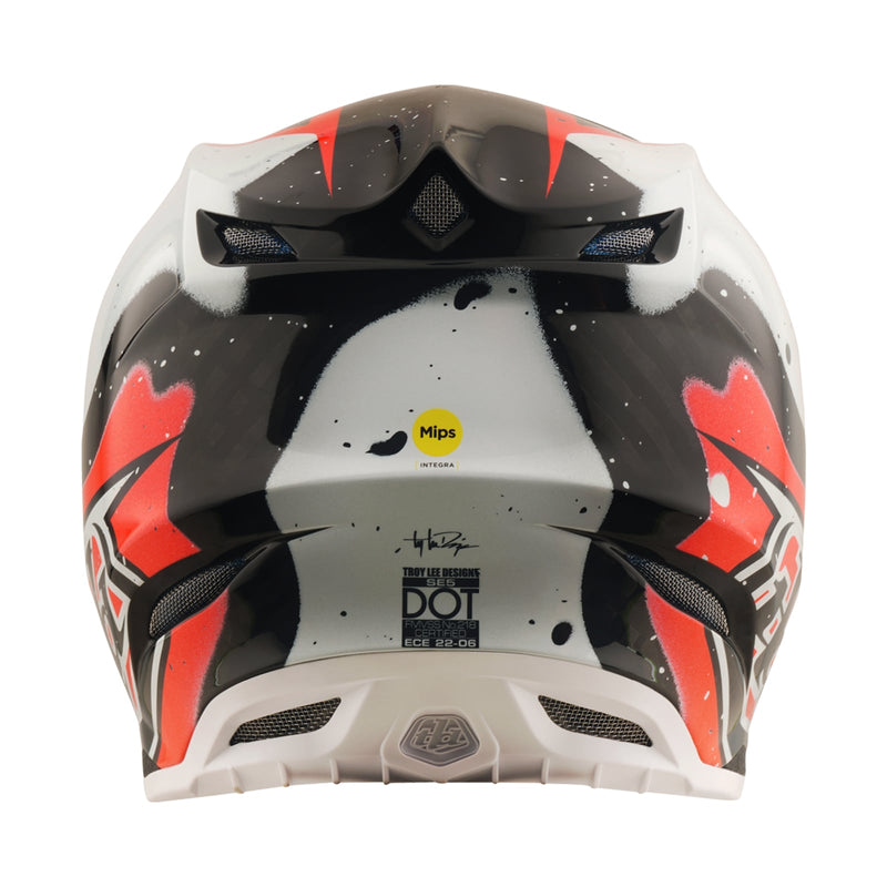 SE5 Carbon Helmet Membrane Black / Red – Troy Lee Designs