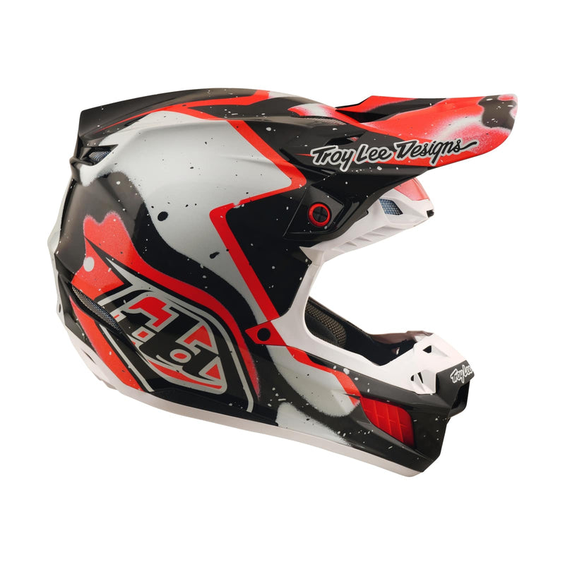 SE5 Carbon Helmet Membrane Black / Red – Troy Lee Designs