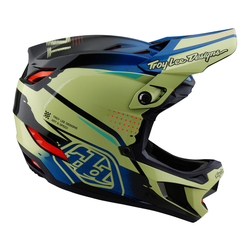 D4 Composite Helmet Drip Glo Yellow – Troy Lee Designs