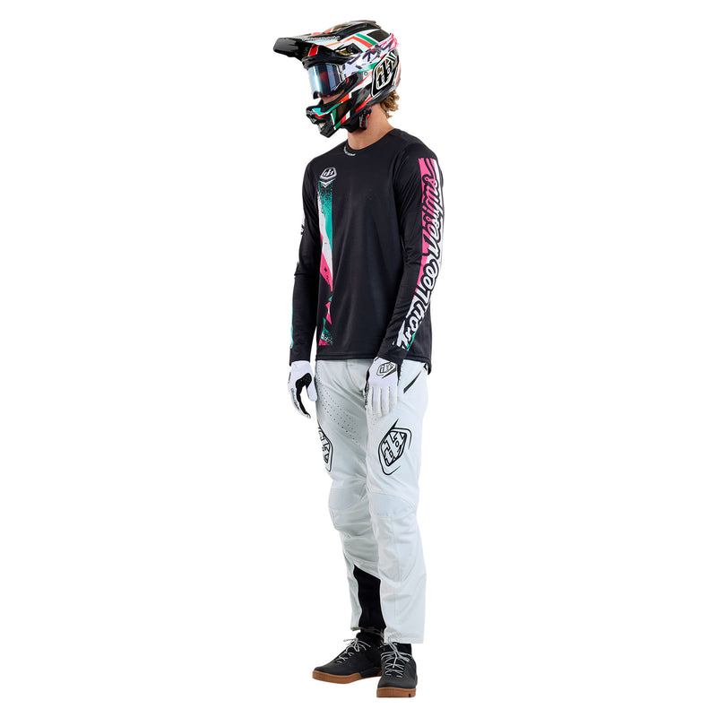 Sprint Jersey Full Pull Black – Troy Lee Designs