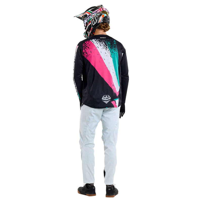 Sprint Jersey Full Pull Black – Troy Lee Designs