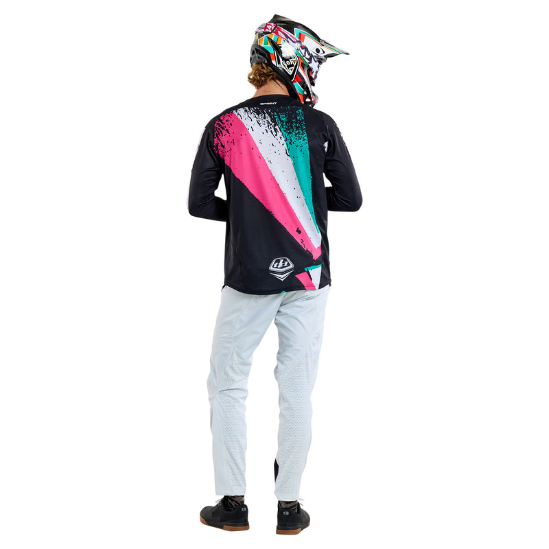 Sprint Jersey Full Pull Black – Troy Lee Designs