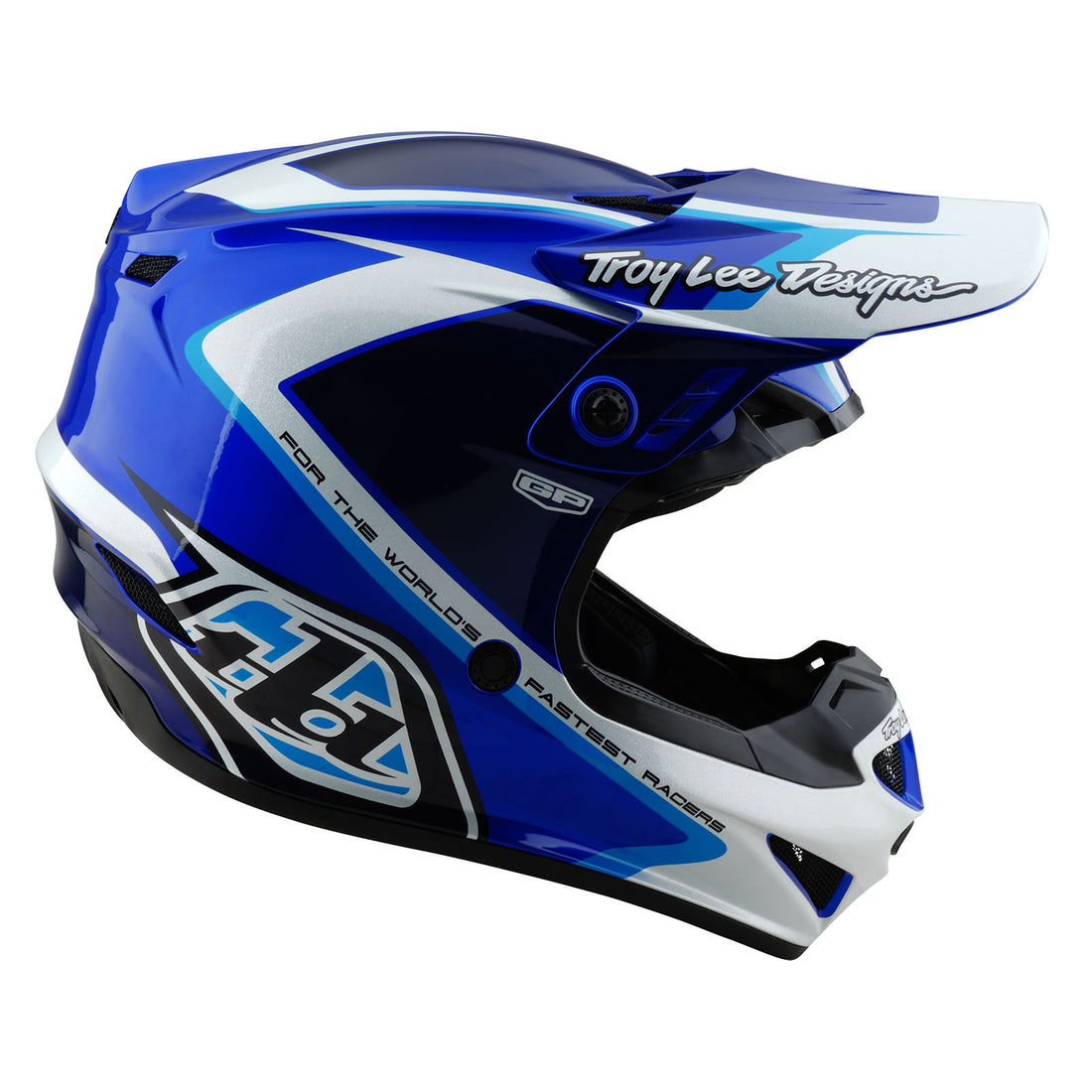 Youth GP Helmet Shutter Blue – Troy Lee Designs