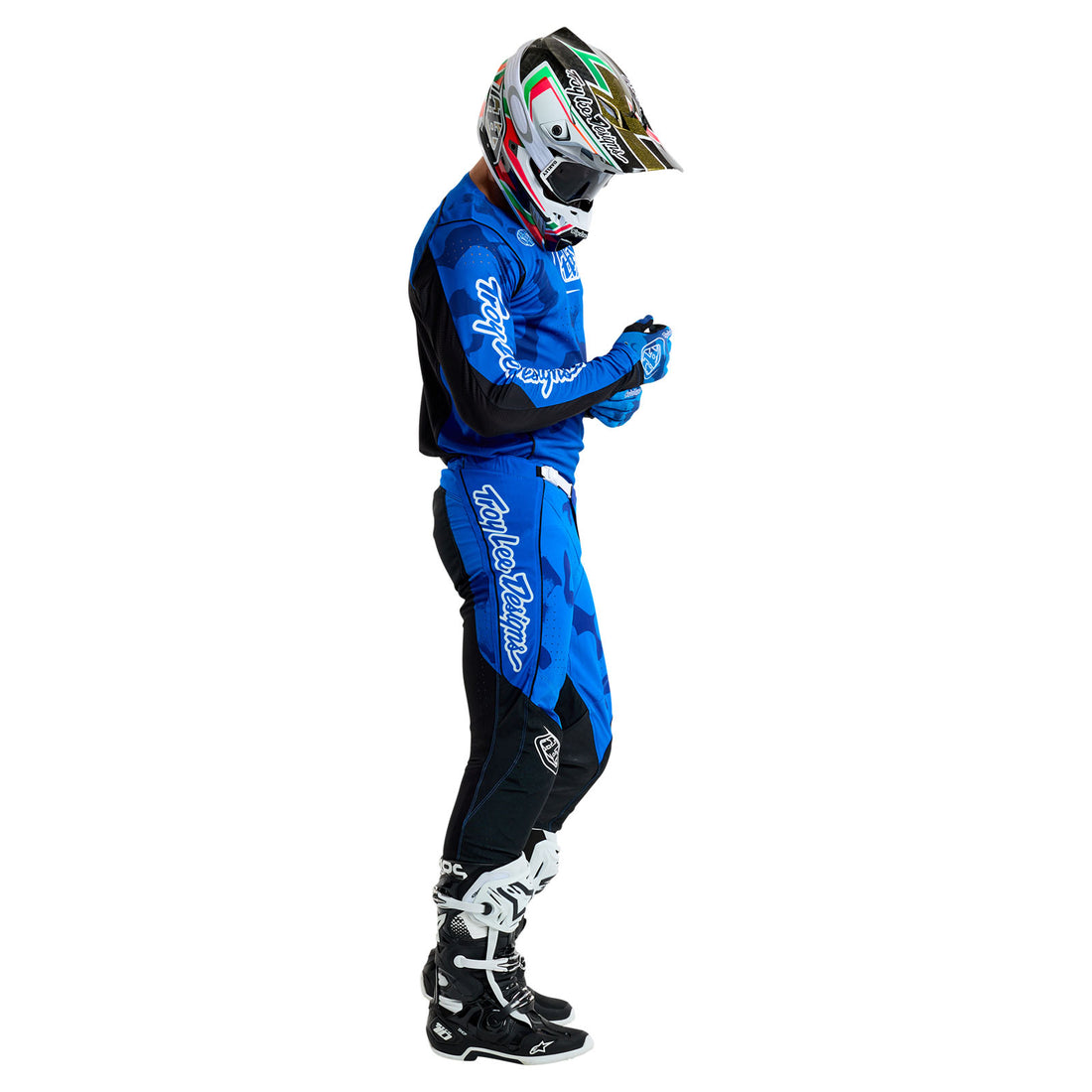 SE Pro Jersey Blotted Bright Blue – Troy Lee Designs